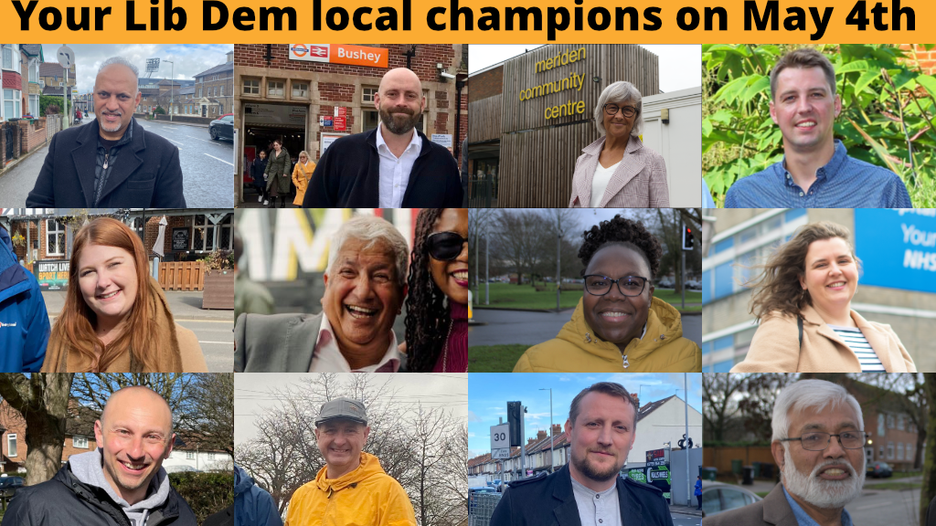 Watford Liberal Democrats unveil their 2023 local election candidates ...